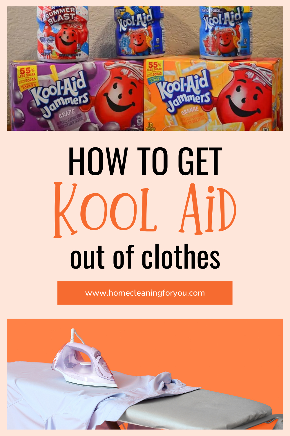 How to Remove Kool-Aid Stains from Your Clothes